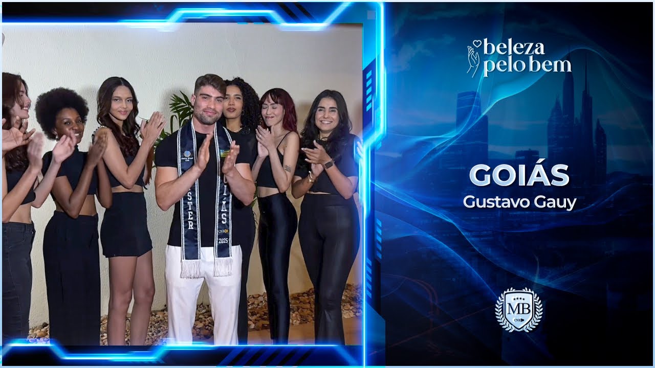 Mister Brasil CNB 2025 - Beleza pelo Bem - Mister Goiás CNB - YouTube