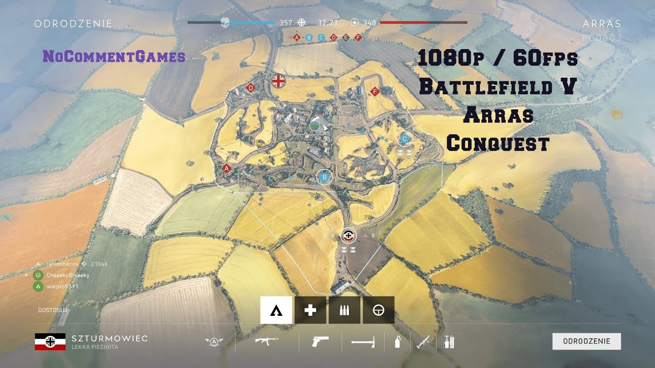 Battlefield V Arras Conquest 1080p/60fps [NoCommentGames] - YouTube