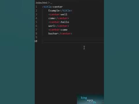 html center tag #htmlacademy #webdevelopment #webprogramming #coding #programminglanguage # ...