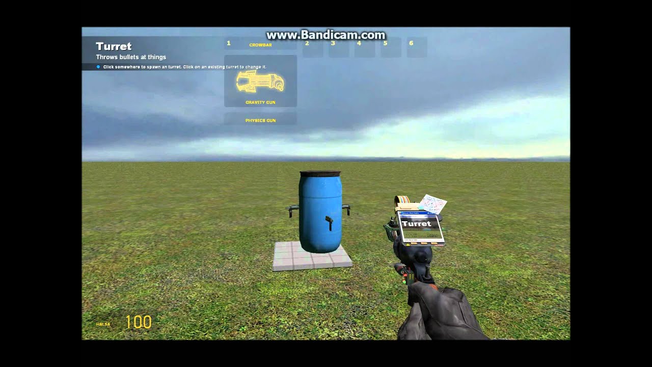 how to build a killing turret in gmod?!! - YouTube