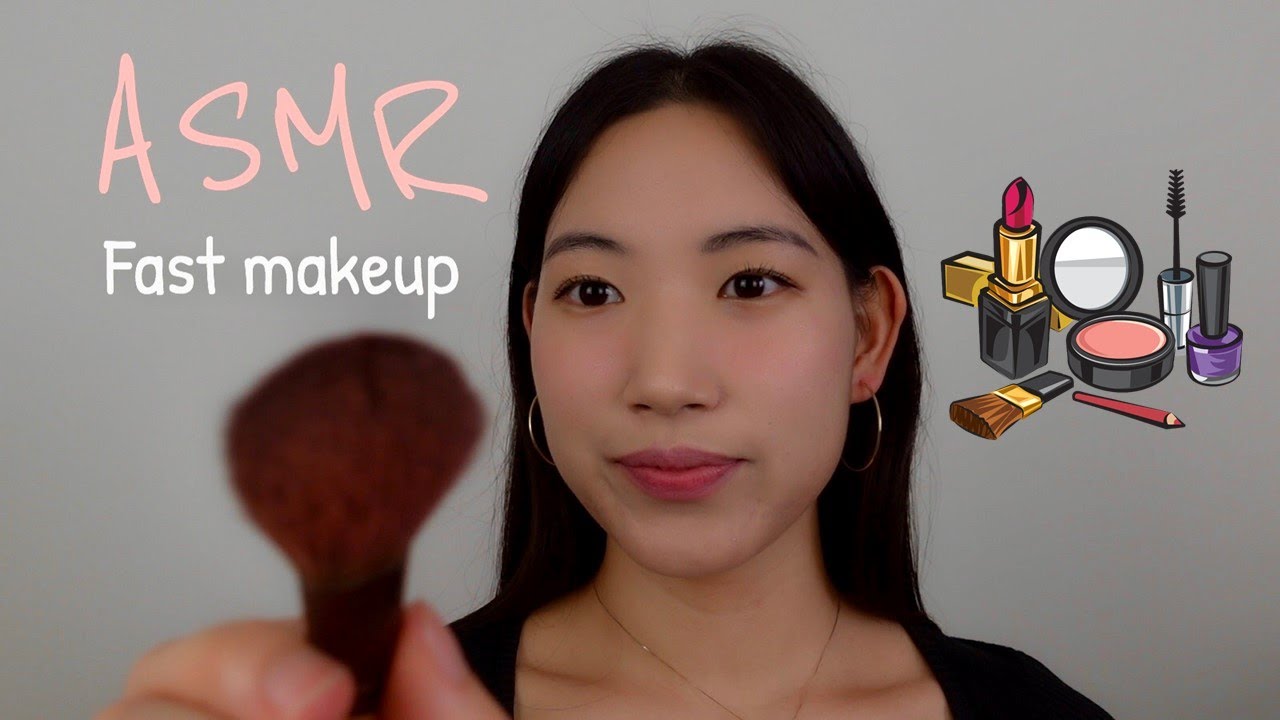 [ASMR] Doing Your Makeup f̽a̽s̽t̽ (No Talking) - YouTube