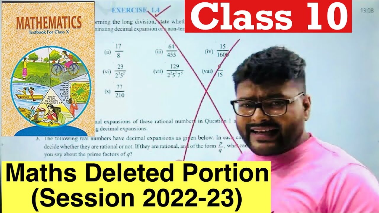 CBSE Class 10 Maths Syllabus 2022-23 I Maths I NCERT Class 10 Maths ...