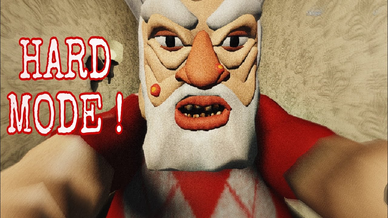 ANGRY GRANDPA ! ( SCARY OBBY ) | Hard Mode | Gameplay Walkthrough ...