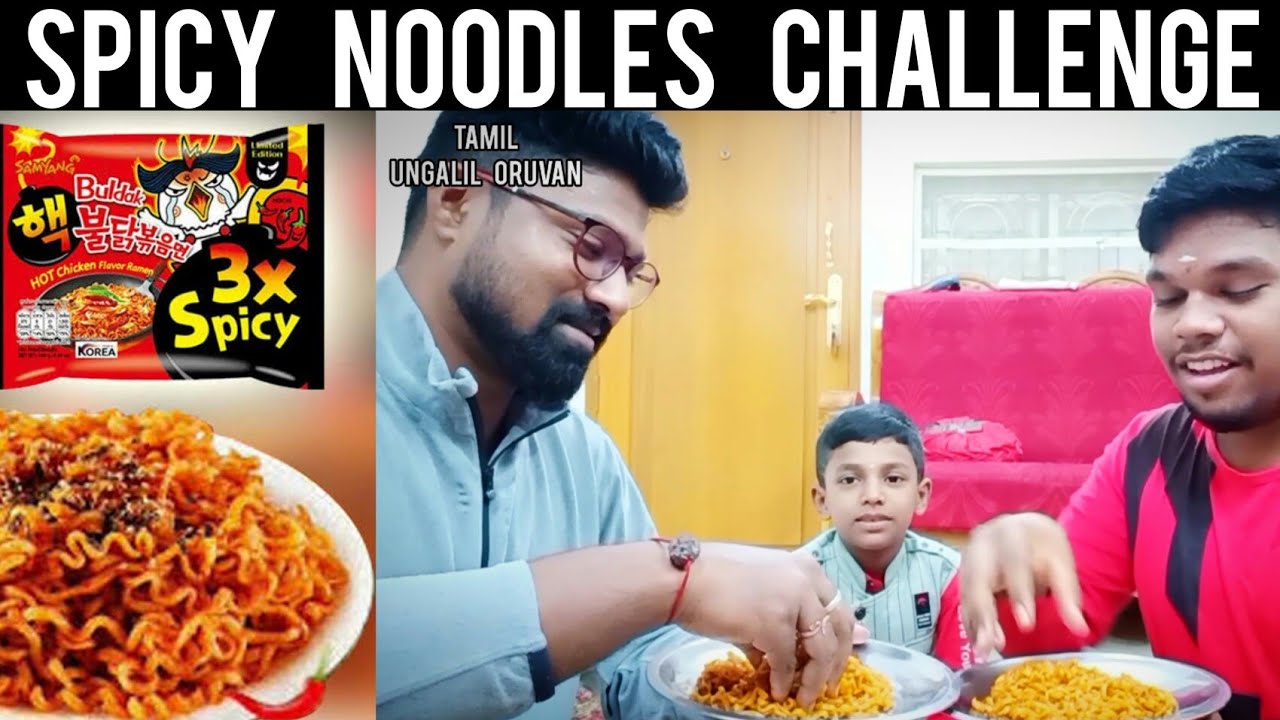 Spiciest Noodles Challenge 3x Spicy Noodles Challenge Worlds