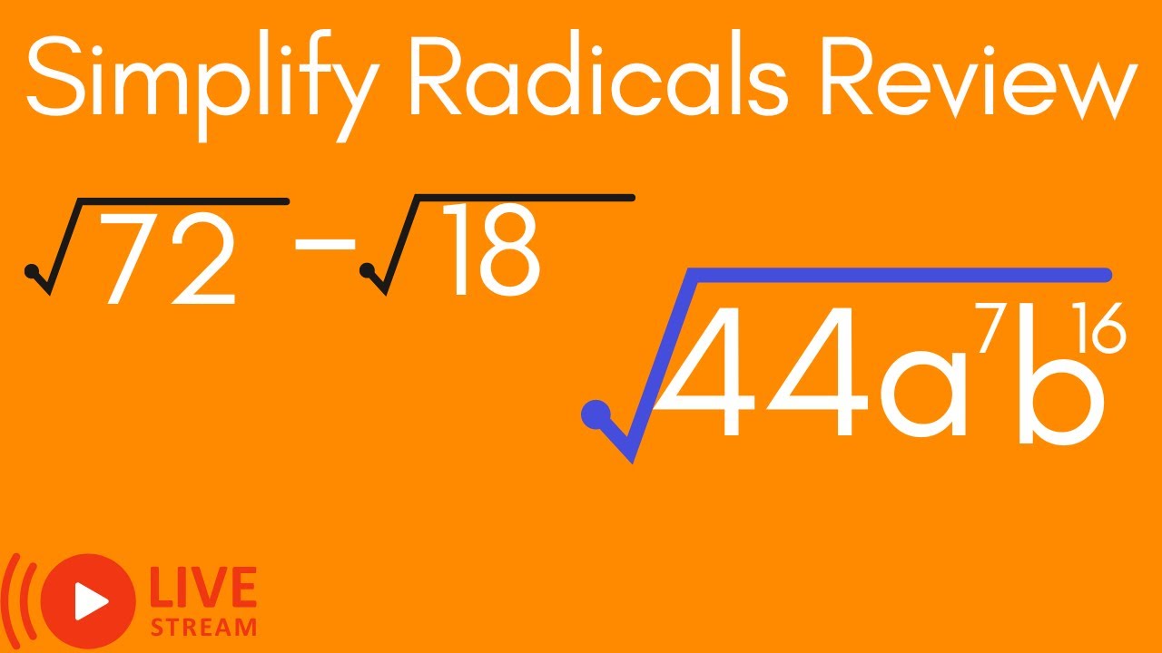 Radicals Simplified: Your Key to Math Success - YouTube