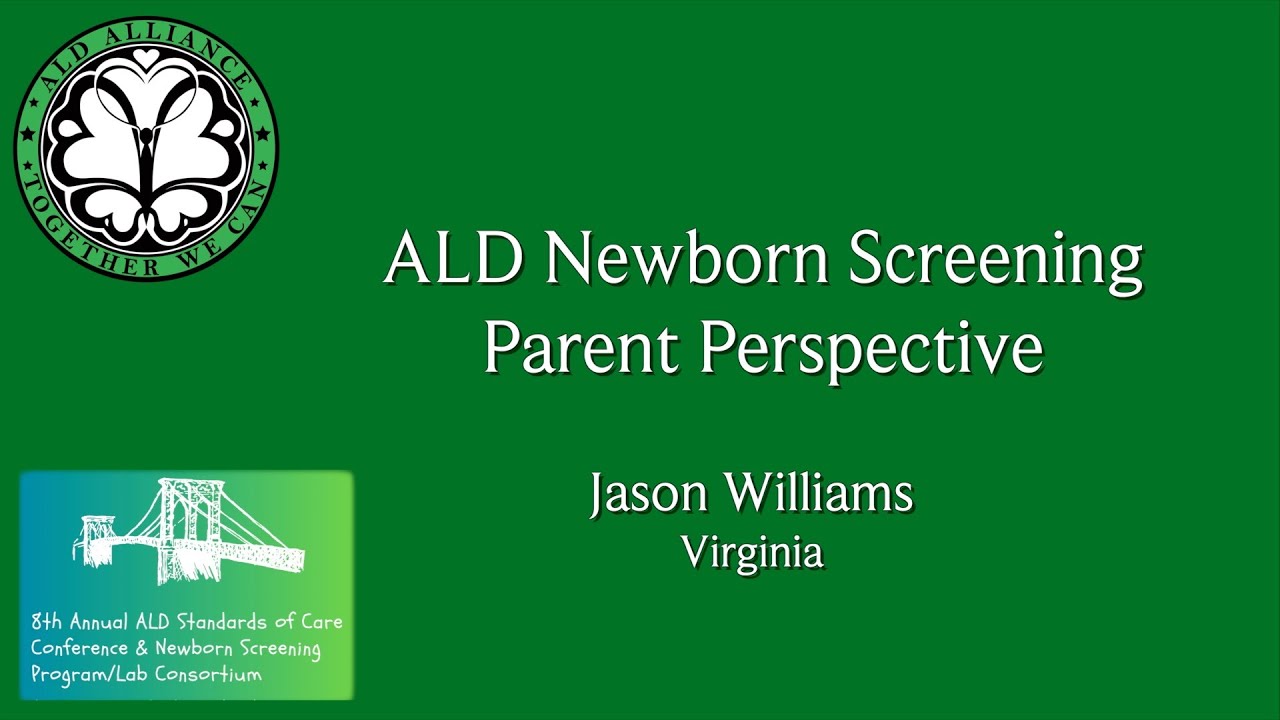 08 - ALD Newborn Screening Parent Perspective by Jason Williams - YouTube