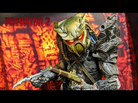 NECA Predator 2 Ultimate ELDER PREDATOR (GREYBACK, GOLDEN ANGEL ...