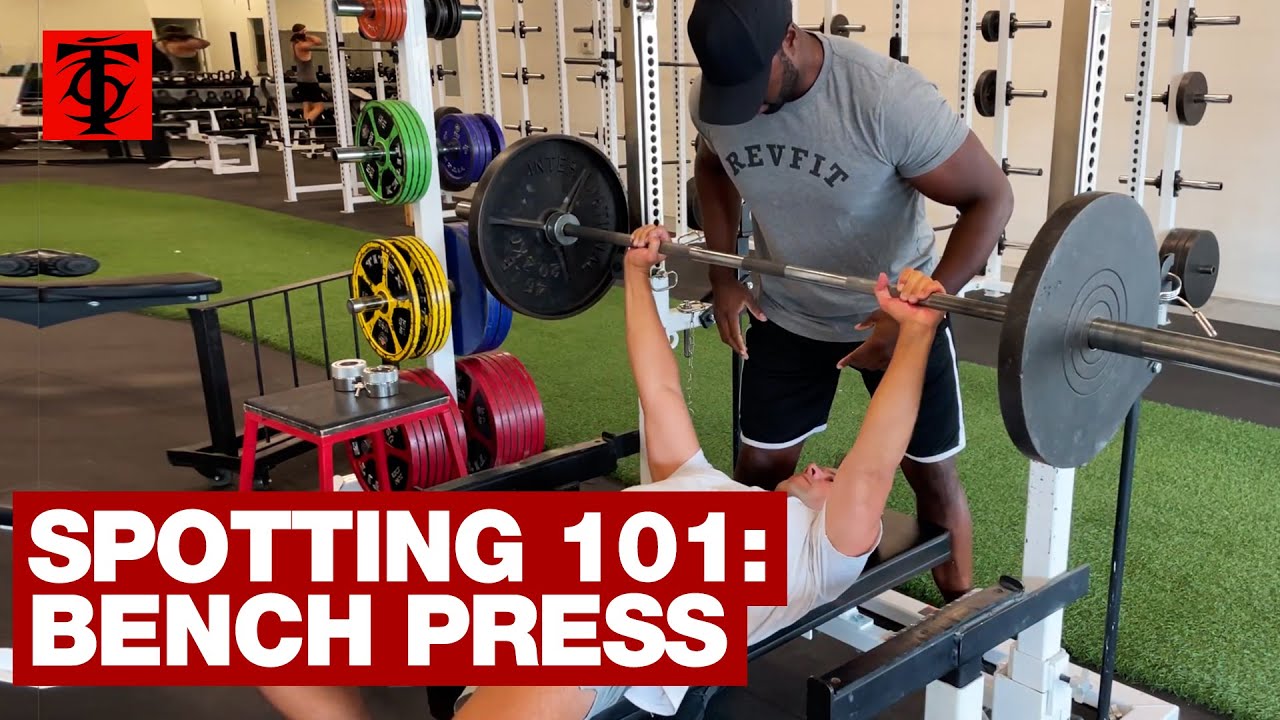 Spotting the Barbell Bench Press - YouTube