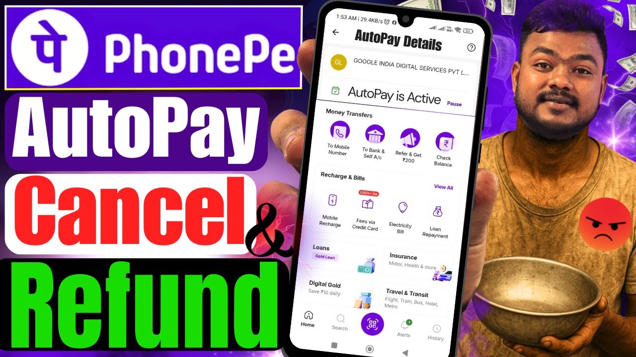 Phonepe Autopay Cancel And Refund | Phonepe Autopay Off | Phonepe ...