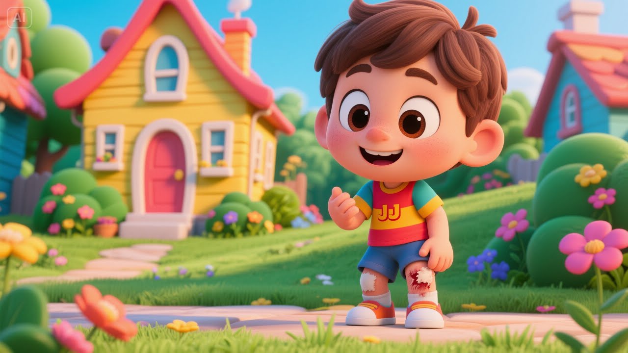 Ouchie Boo Boo – JJ Gets a Bandage | Popular Nursery Rhyme ...