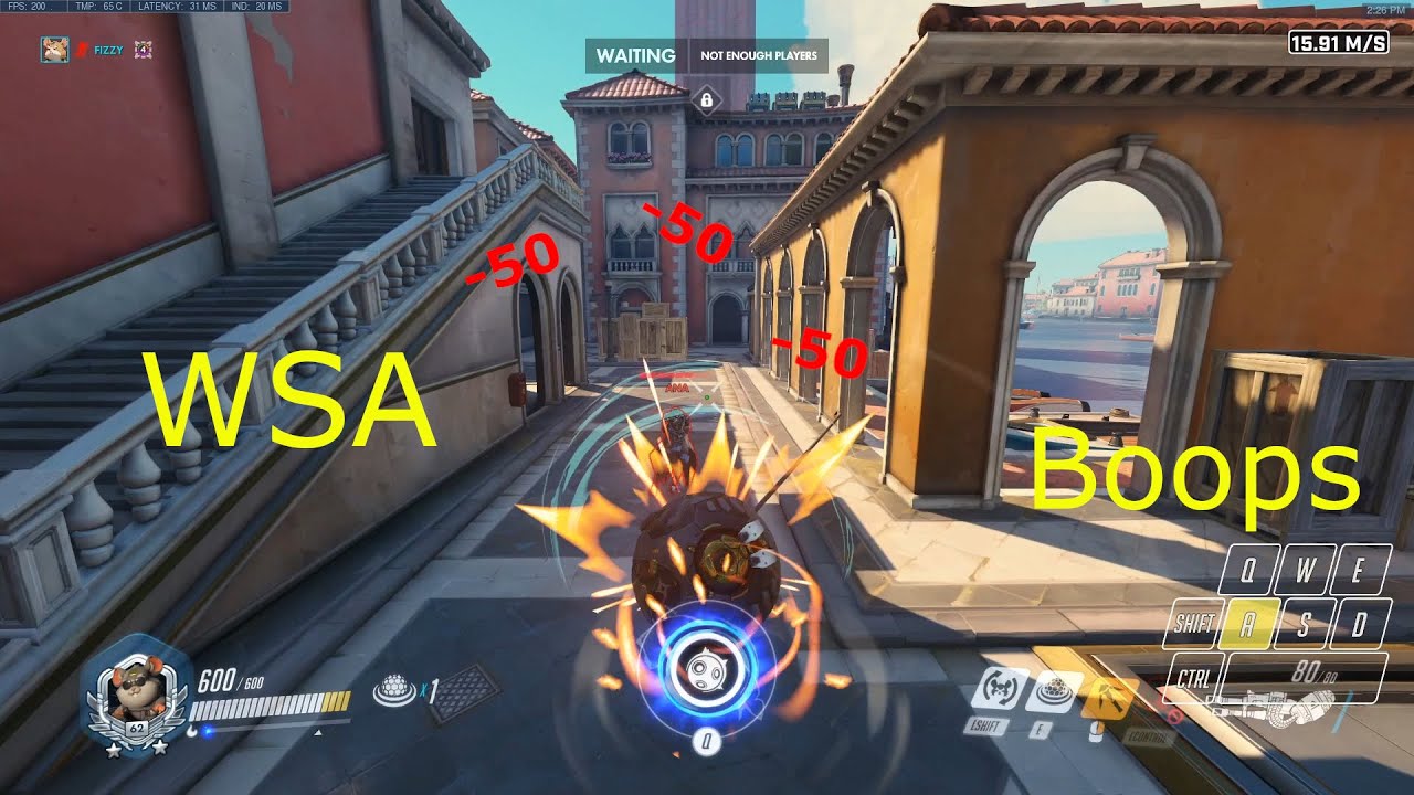 Wrecking ball tech: WSA boops - YouTube
