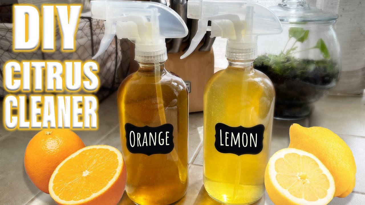 Easy DIY Citrus Cleaners! - YouTube