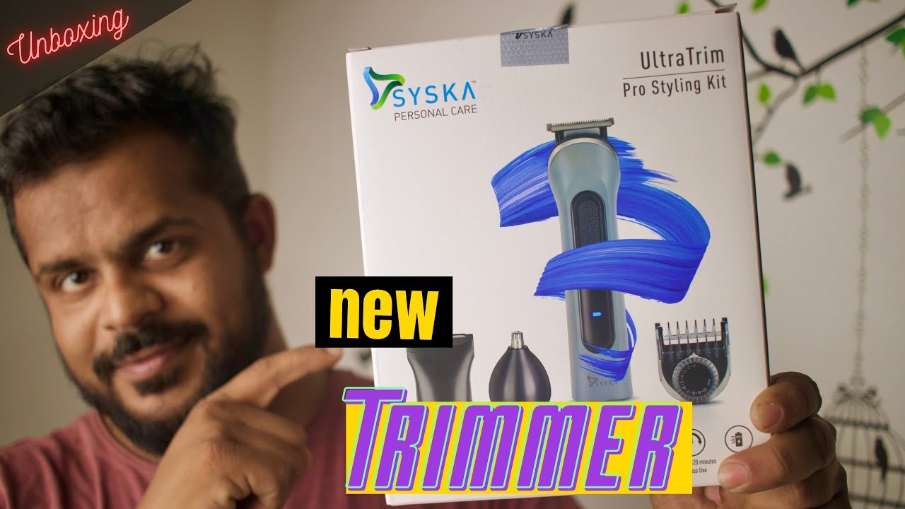 Syska HT3500K trimmer Unboxing - YouTube
