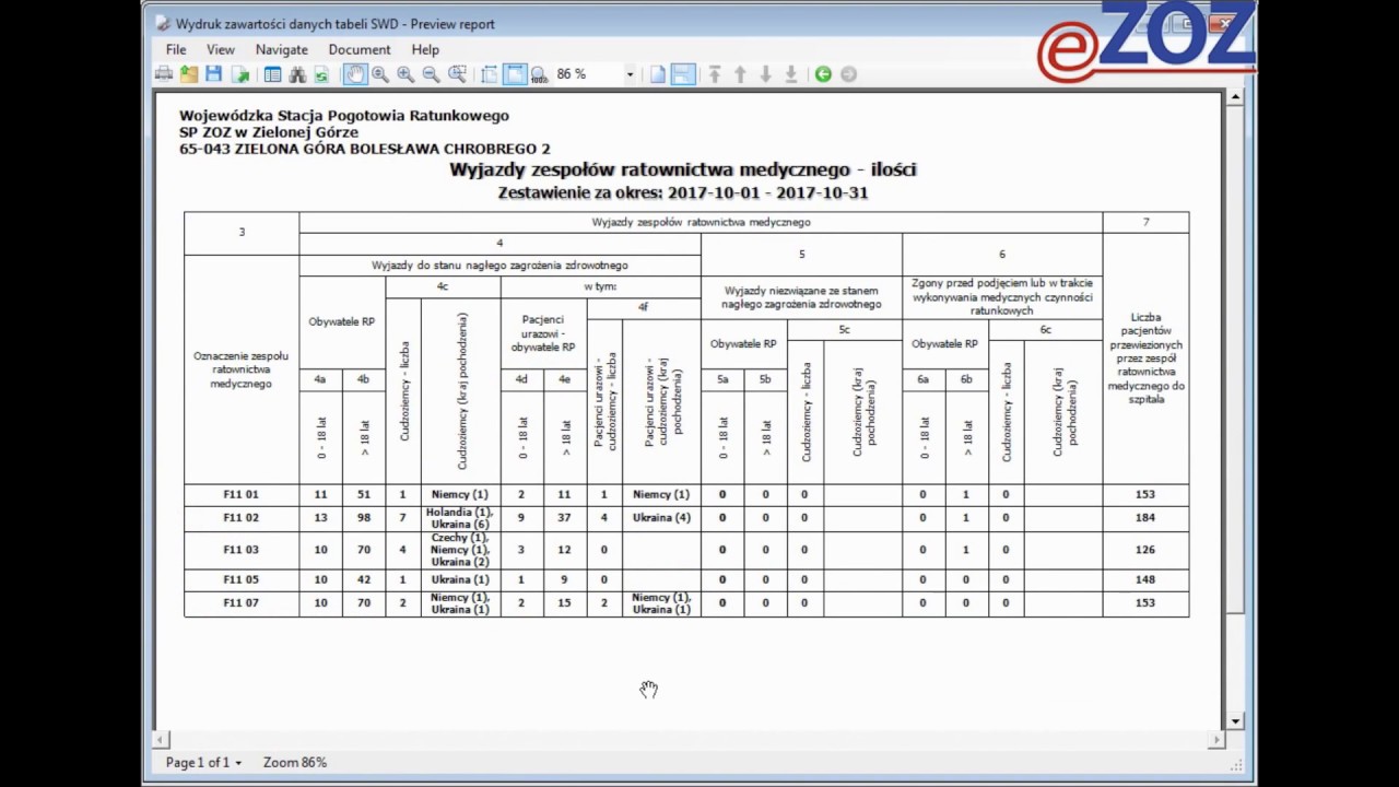 Integracja programu eZOZ z SWD PRM i NFZ - YouTube