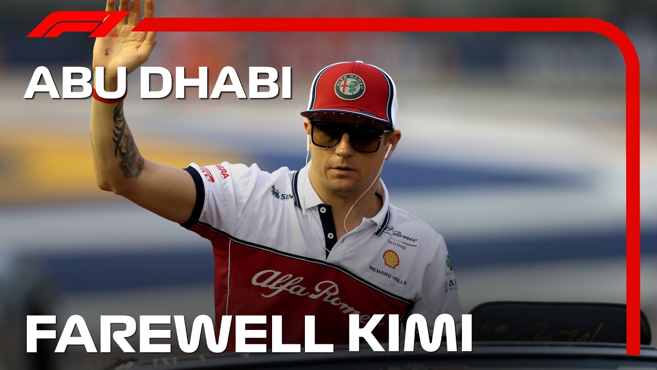 Goodbye Kimi, From The F1 Family! | 2021 Abu Dhabi Grand Prix - YouTube