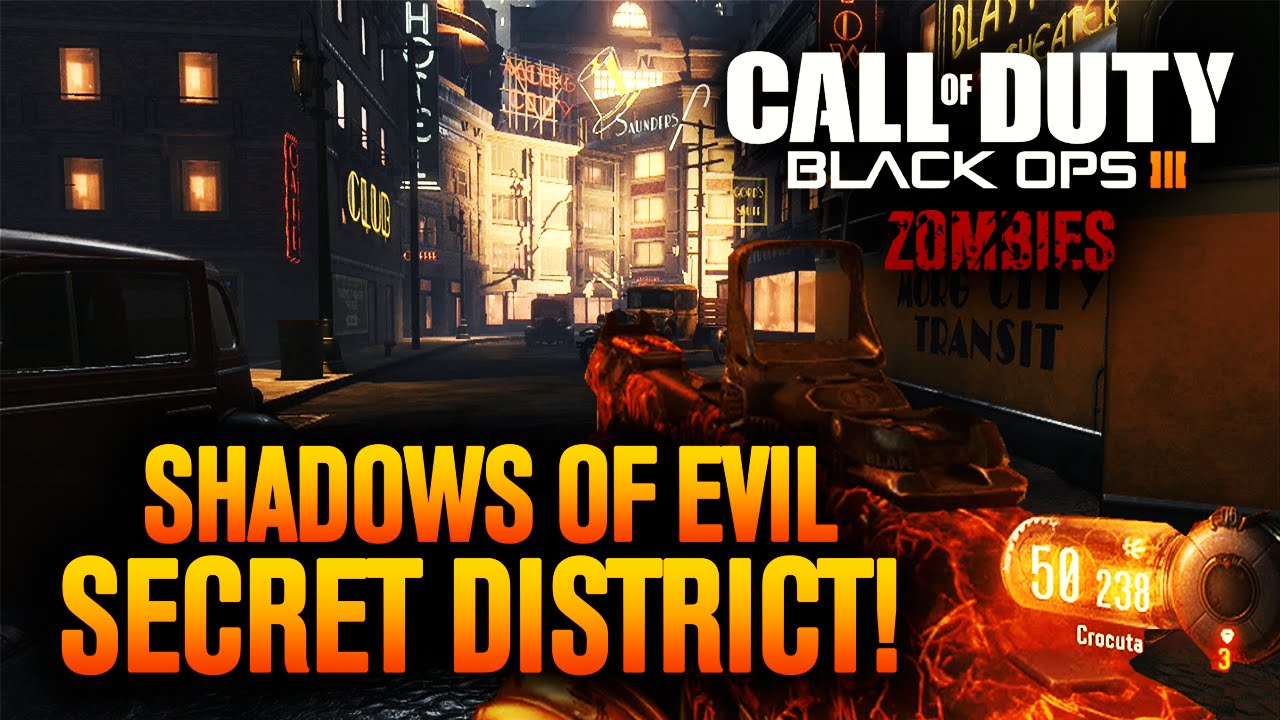Black Ops 3 Zombies "SoE SECRET DISTRICT GAMEPLAY!" Shadows of Evil ...