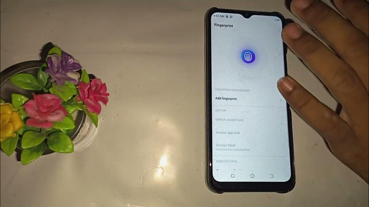 How to set fingerprint lock in Tecno spark 9t - YouTube