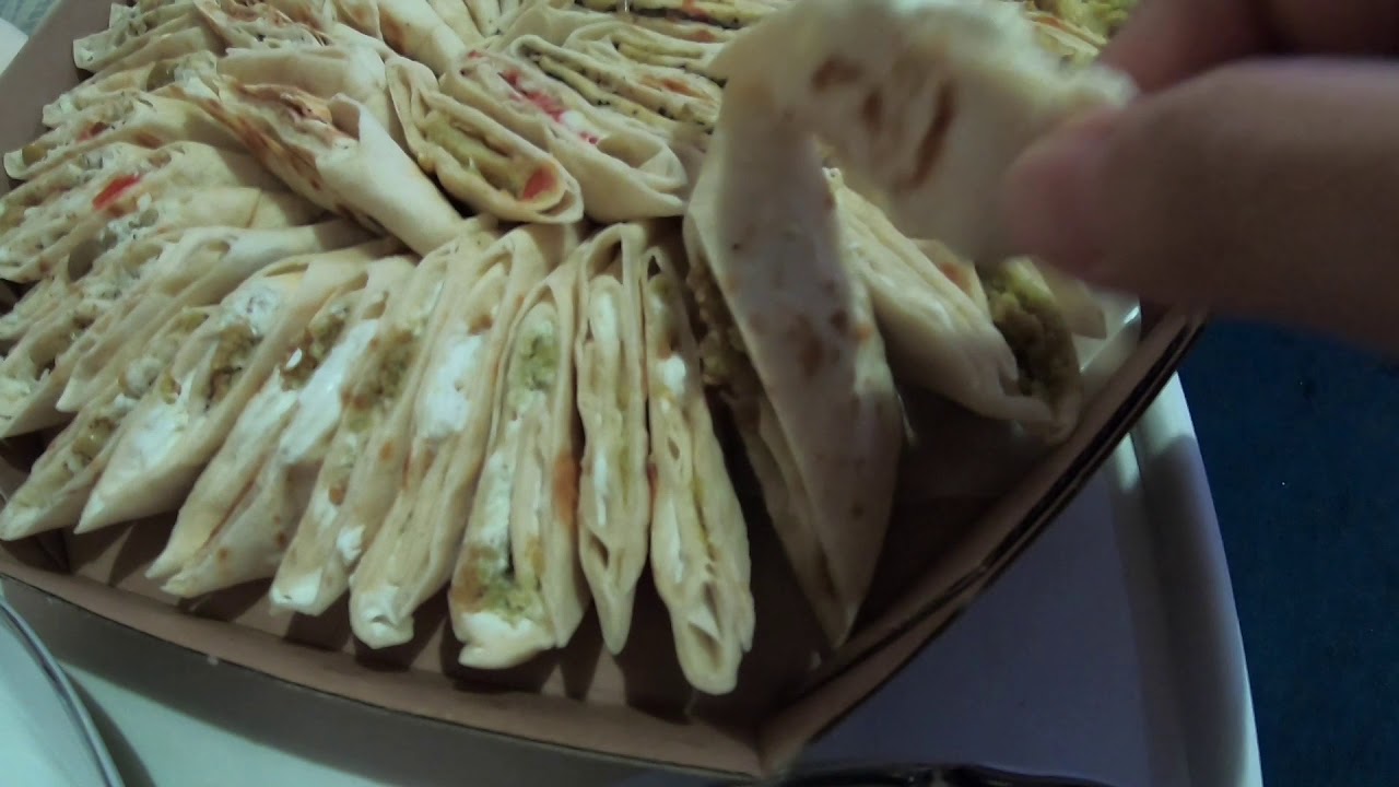 Mini Saj bread mukbang - YouTube