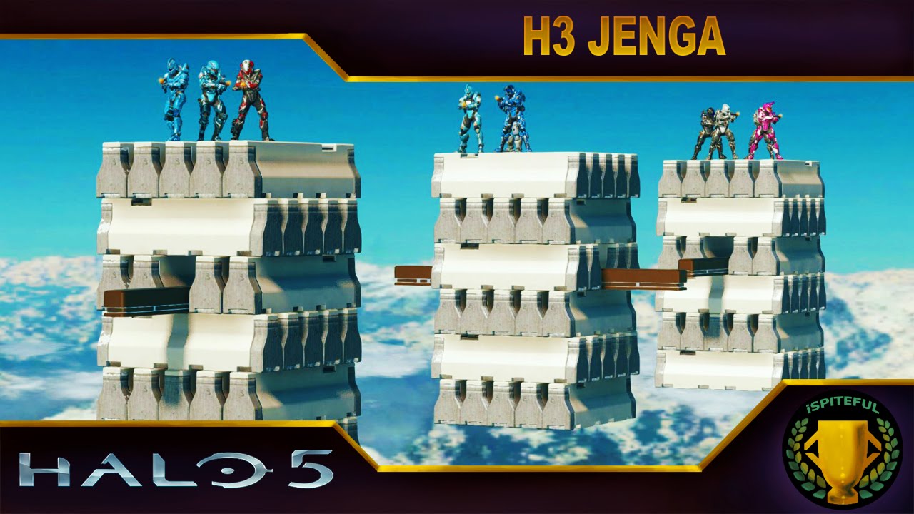 Halo 5 Custom Game : Jenga - YouTube