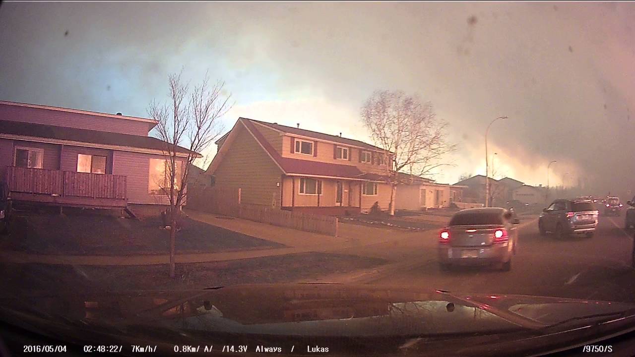 Fort McMurray Fire 3 of 6 Front Dash Cam - YouTube