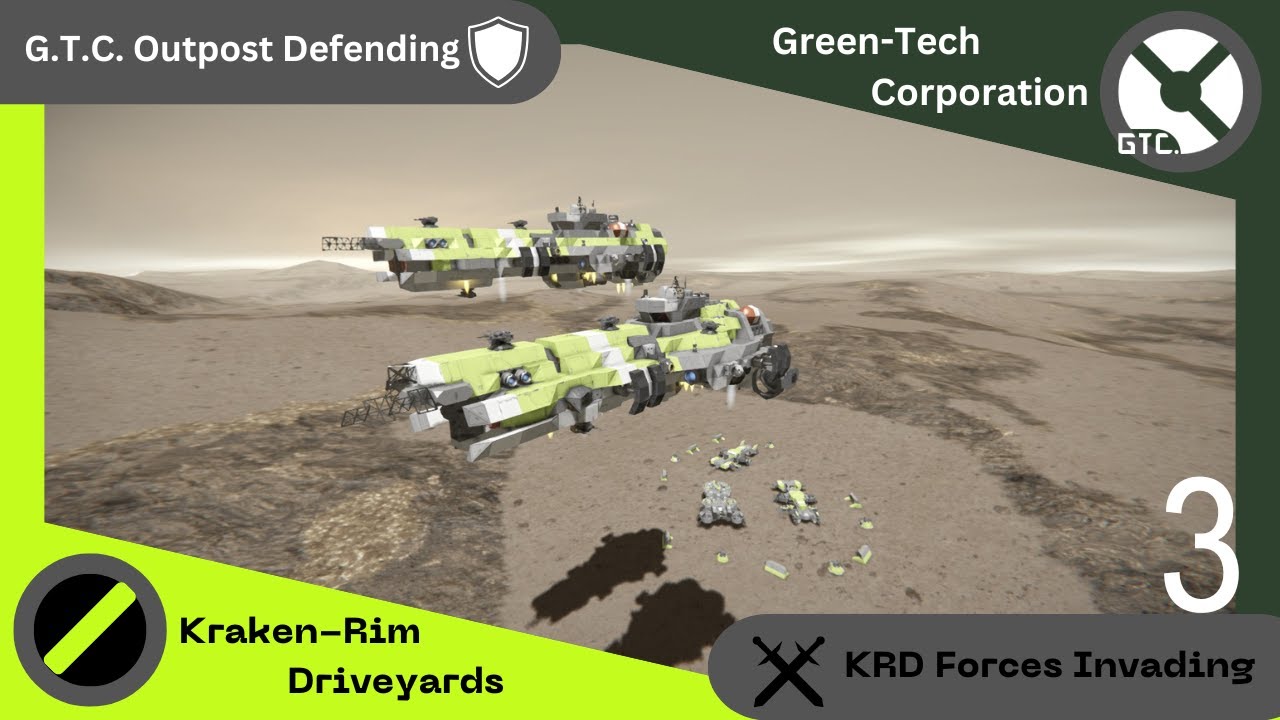 Space Engineers | Corporate Campaign 3 | KRD Assault Attempt Two - YouTube