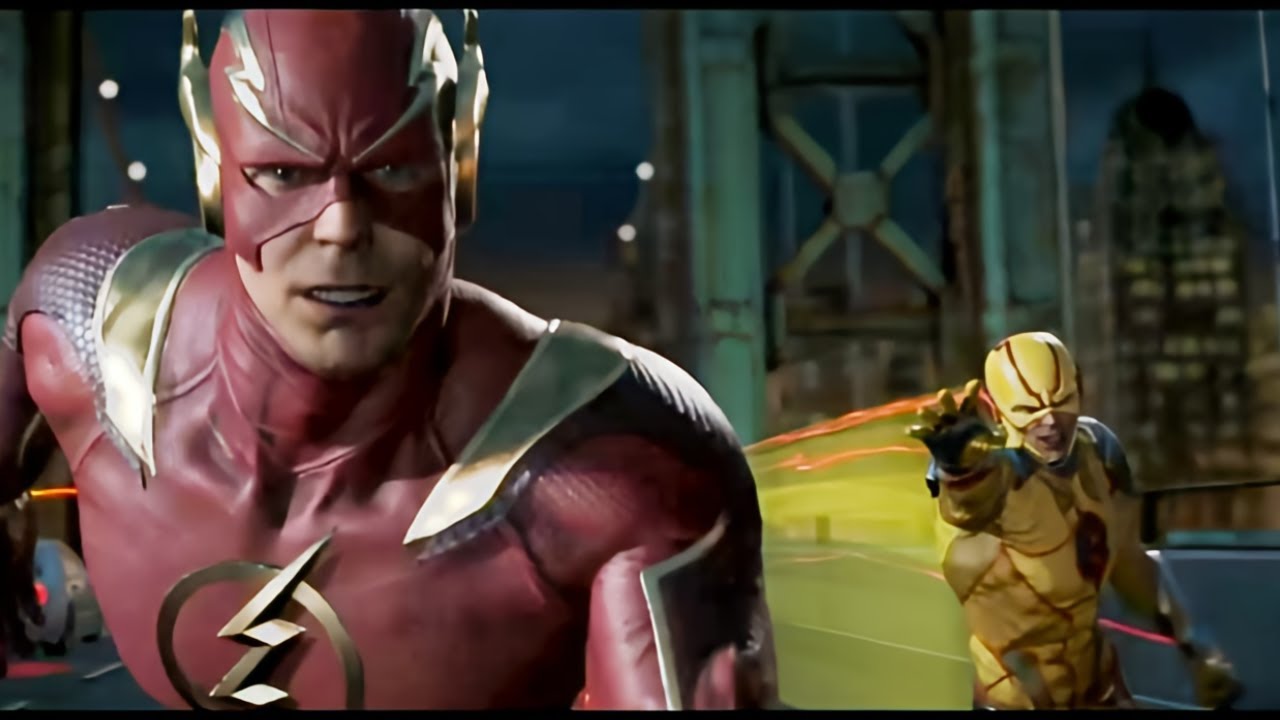 The Flash Vs. Reverse Flash Chasing & Fighting Scene 4K ULTRA HD ...