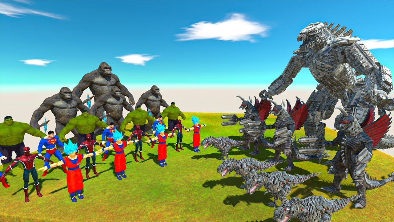 King Kong Superhero Squad vs Mech Gorilla Invasion in ARBS - Animal ...