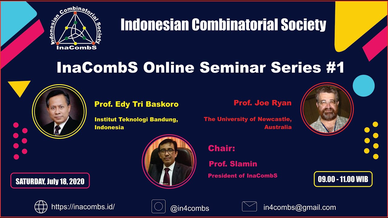 InaCombS Online Seminar Series #1, July 18, 2020 - YouTube