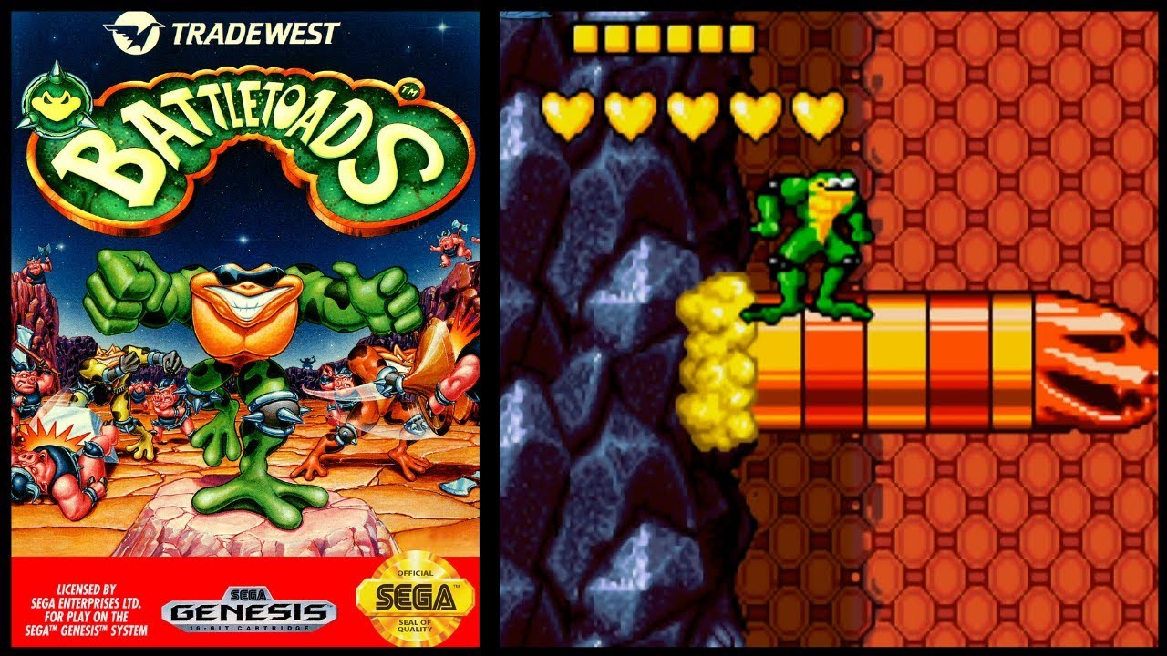 Battletoads - SEGA Genesis Longplay #49 【Longplays Land】HD - YouTube