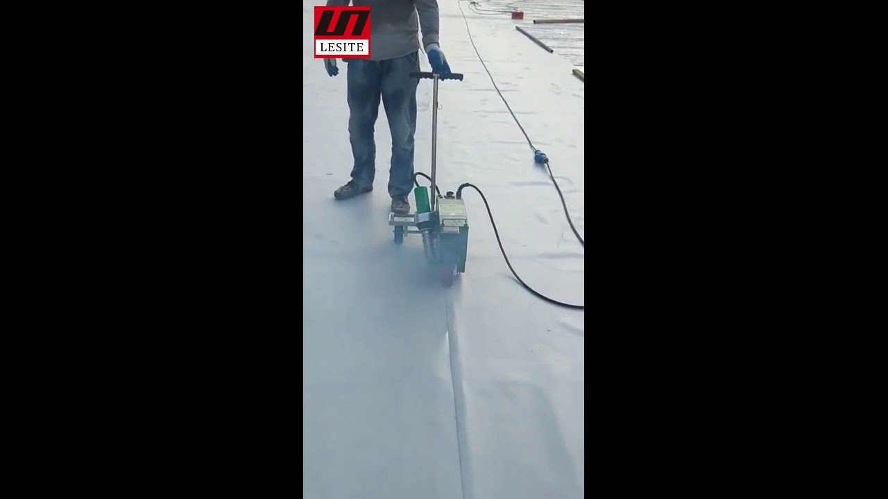 LST-WP1 Automatic roof welding machine on roof waterproofing ...