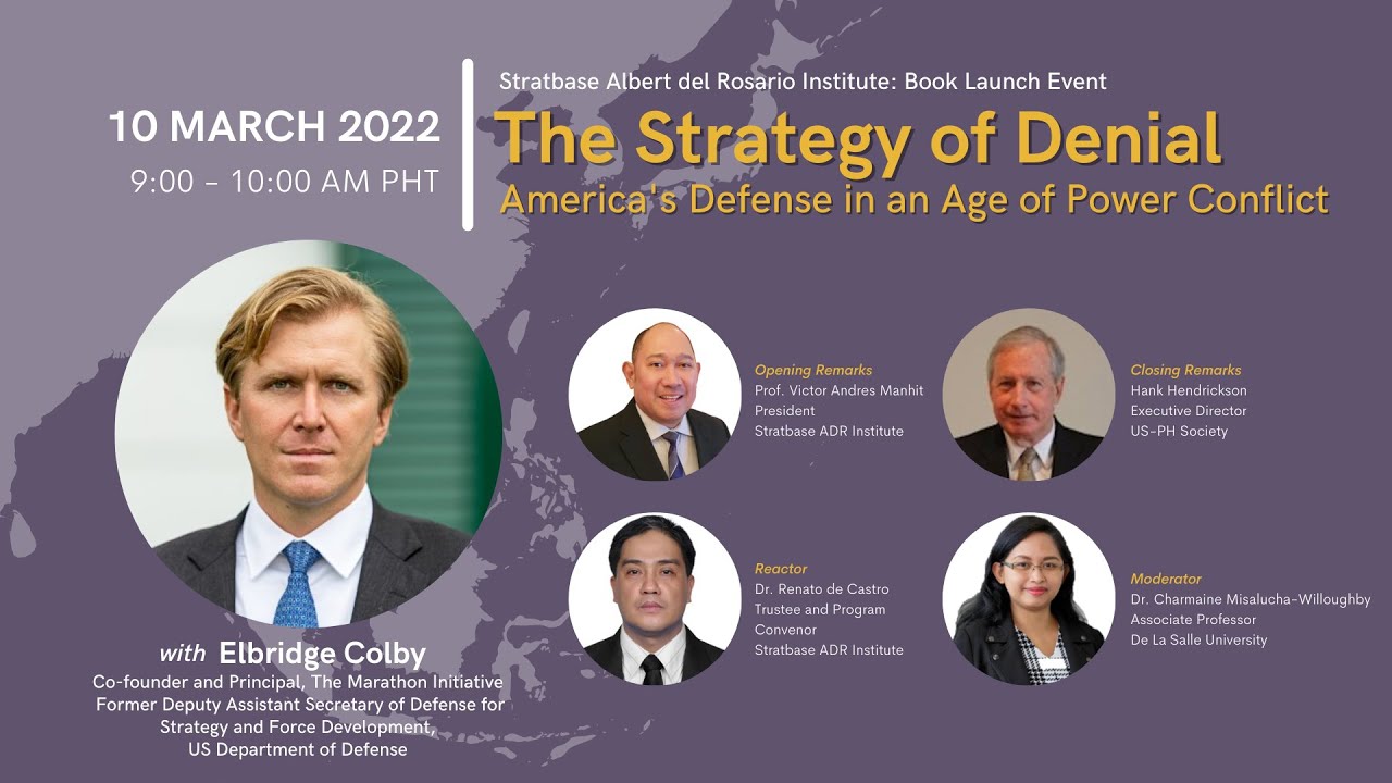 Book Launch: The Strategy of Denial - YouTube