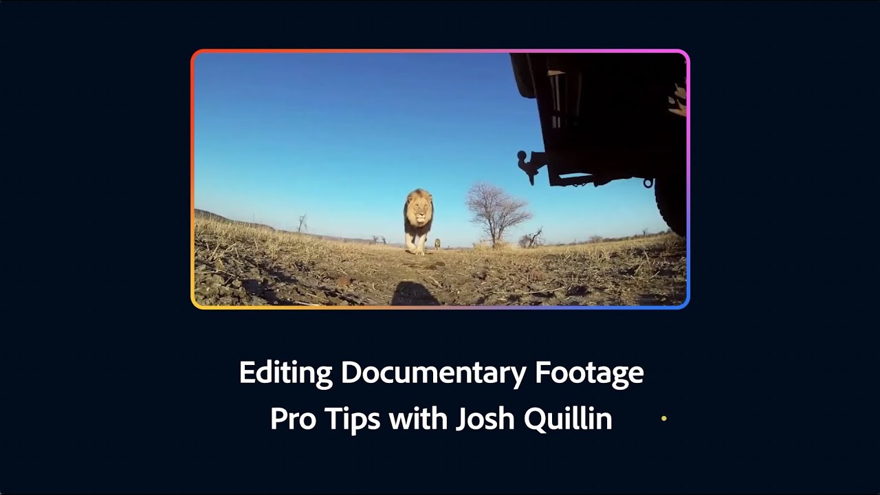 Edit Documentary Footage with Josh Quillin - YouTube