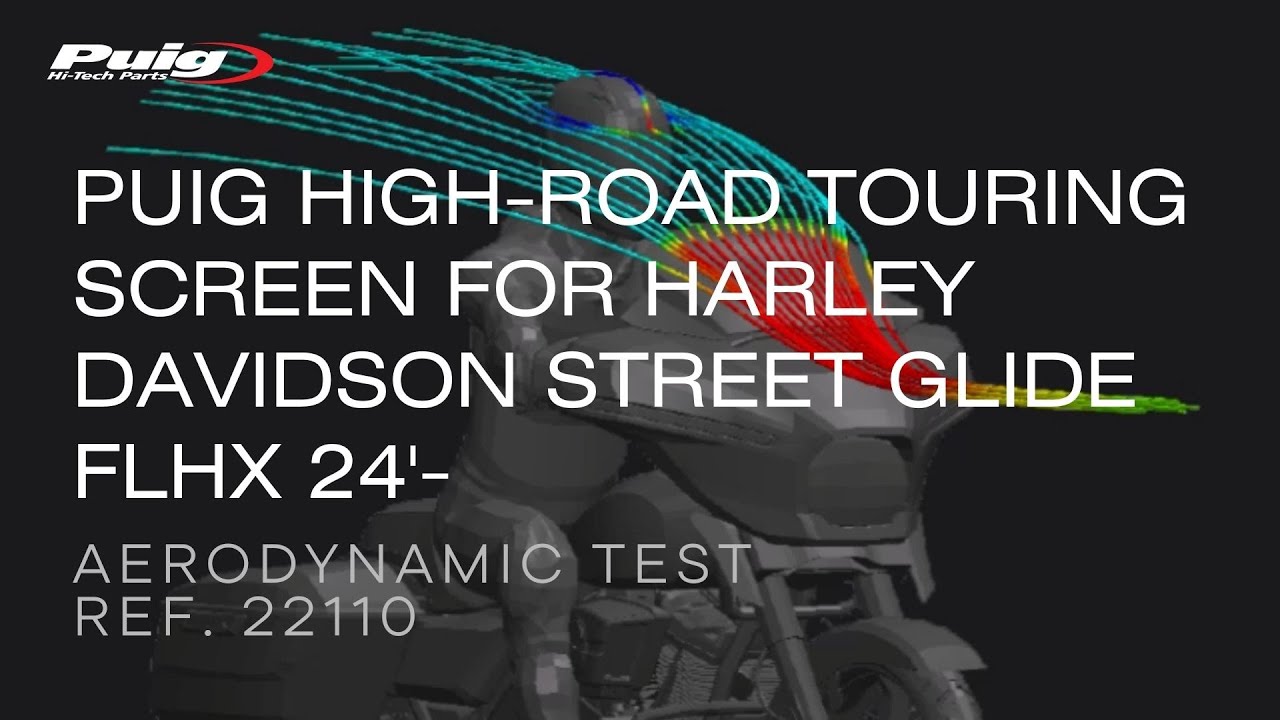 REF.22110 - HIGH-ROAD TOURING SCREEN FOR HARLEY DAVIDSON STREET GLIDE ...