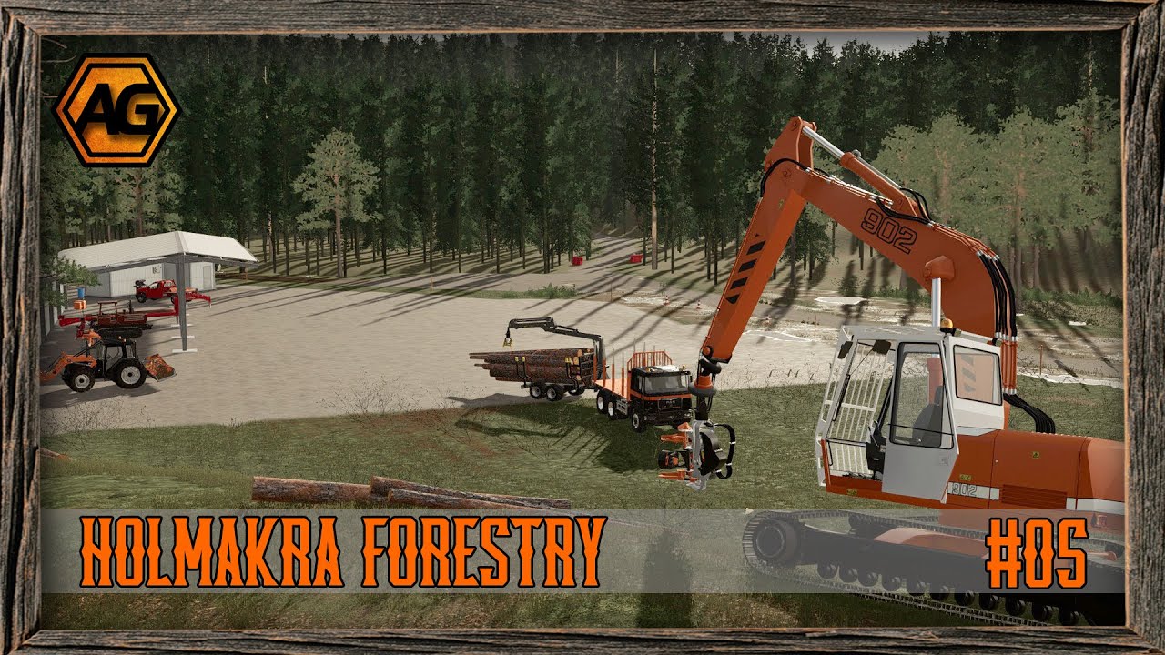 CLEARING MORE LAND - Farming Simulator 19 - Holmakra 2020 Forestry ...