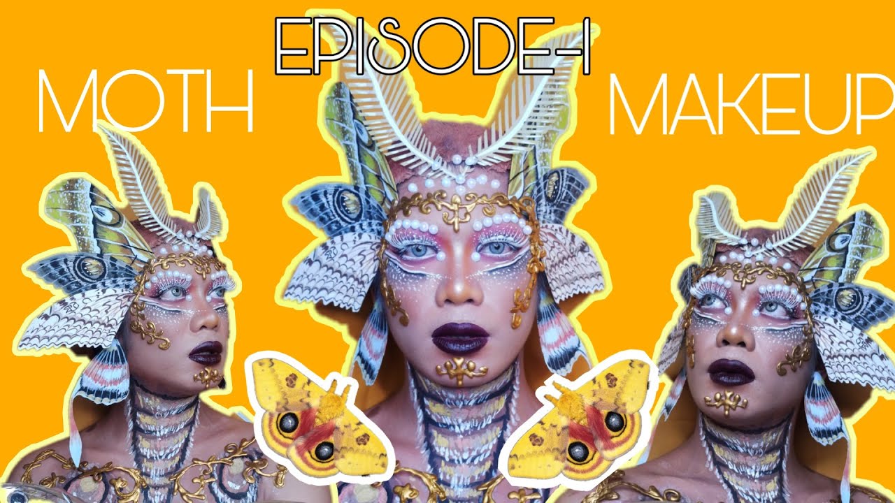 EPISODE 1-MOTH INSPIRED CREATIVE MAKEUP-#KINGLYTOUCH-INSECT THEMED ...