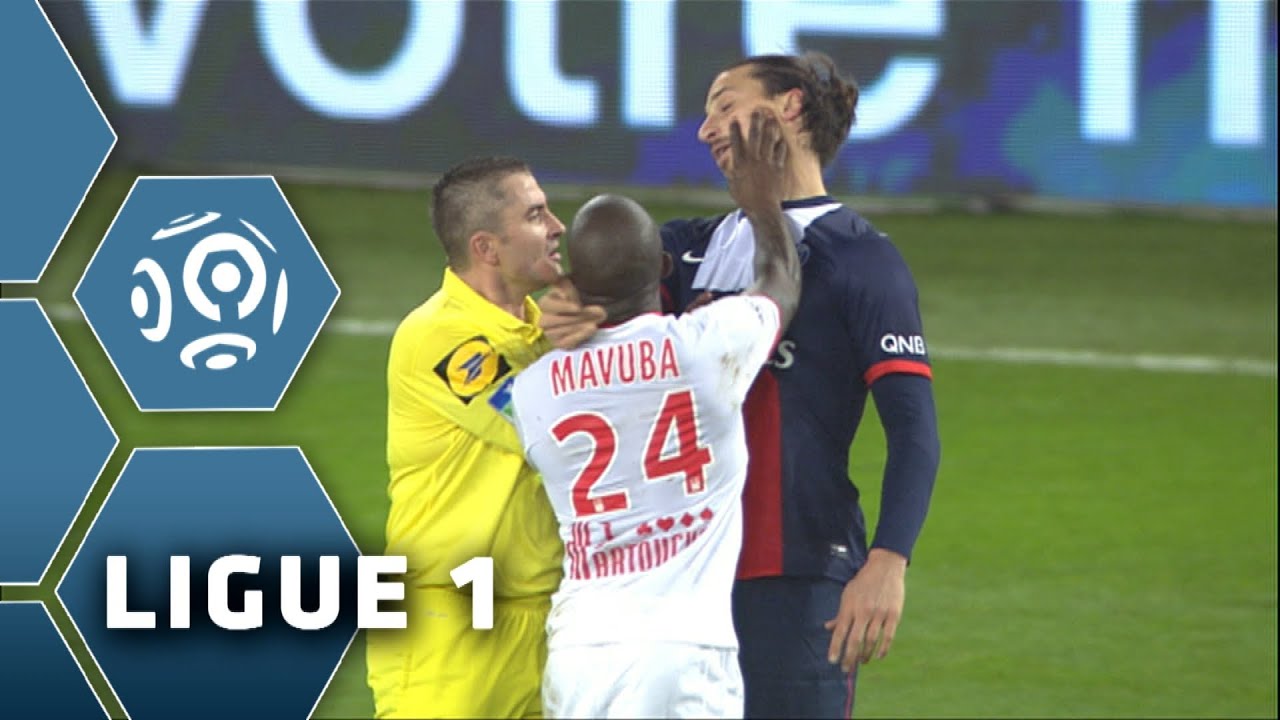Zlatan Ibrahimovic receives a slap / PSG - Lille - 2013/2014 - YouTube