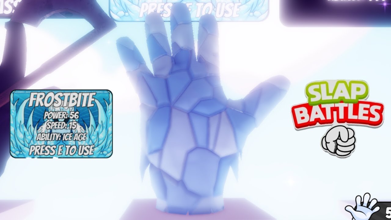 Fastest Way To Get Frostbite Glove In Roblox Slap Battles - YouTube