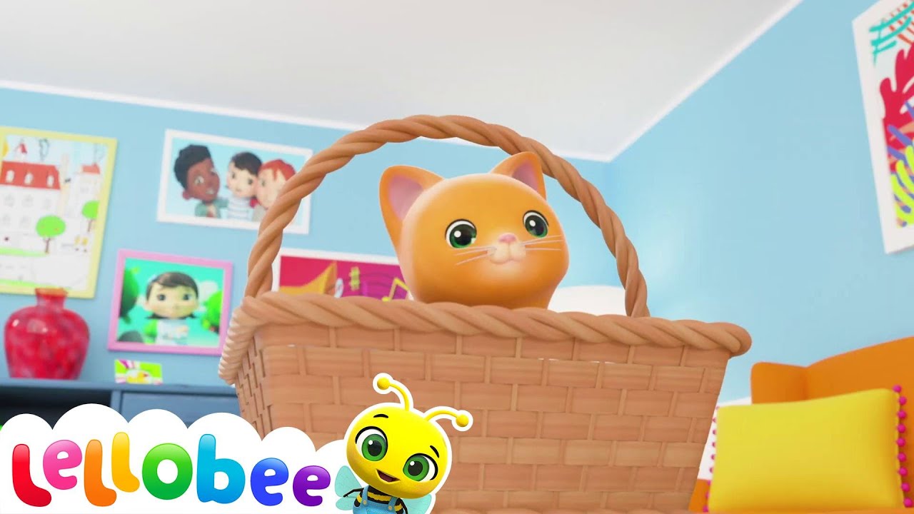 3 Little Kittens | +More Kids Songs | Nursery Rhymes | Lellobee - YouTube