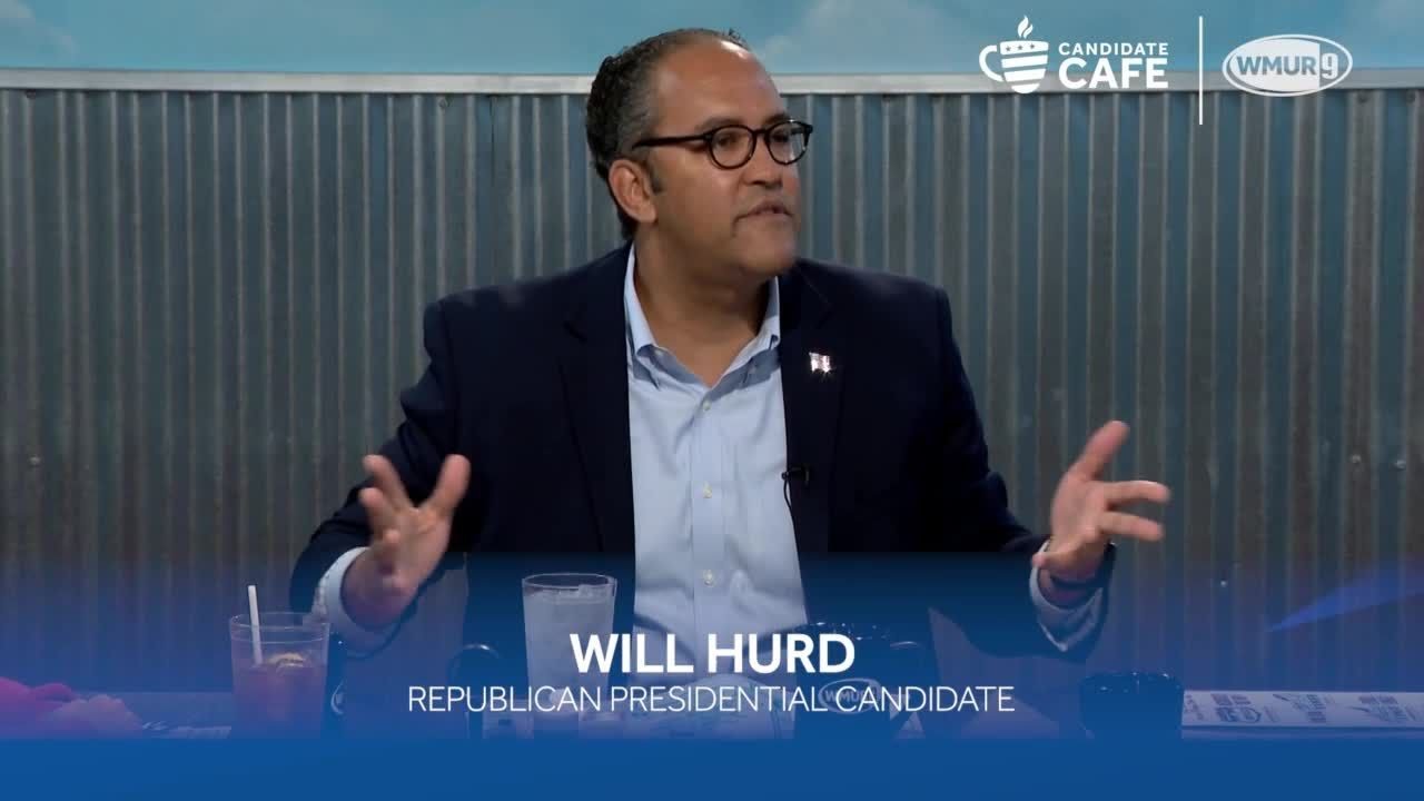 Republican presidential candidate Will Hurd shares story about getting ...