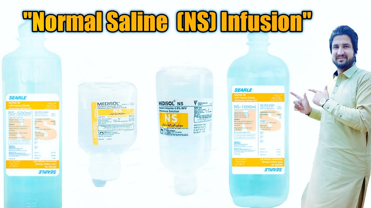 normal saline drip uses in urdu||normal saline infusion||ns drip kis ...
