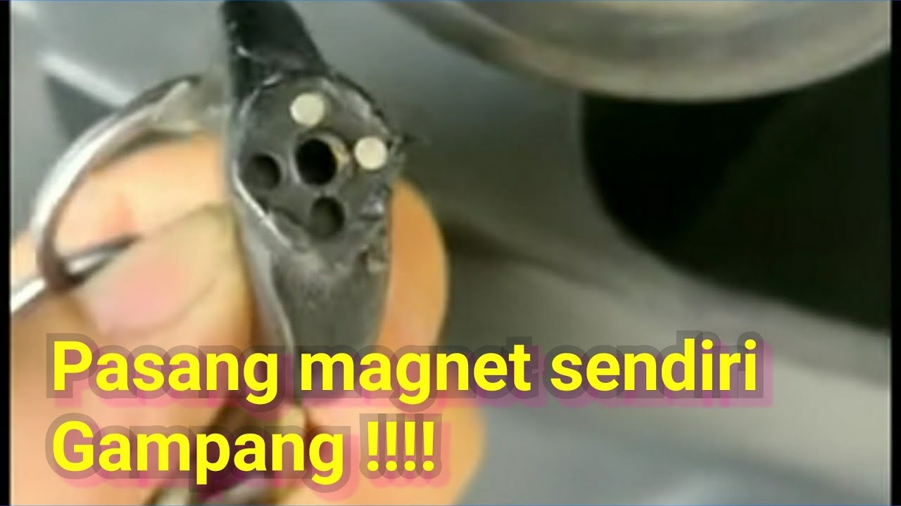 Cara memasang magnet kunci motor - YouTube