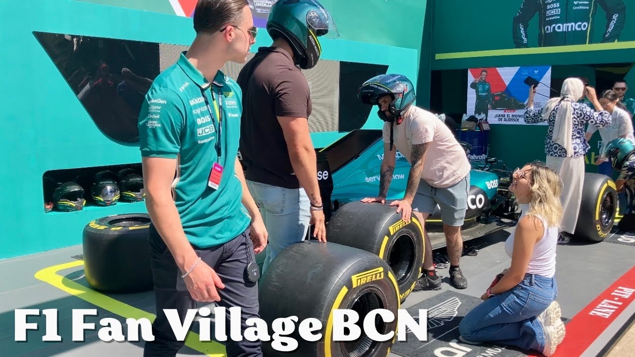 Formula 1 Fan Village Barcelona 2025 🇪🇸 | F1 Experience at Plaça ...