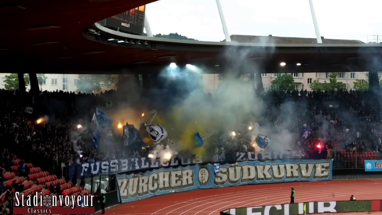 FC Zürich - FC Basel / Pyro and choreo of FCZ (13.05.2018) - YouTube