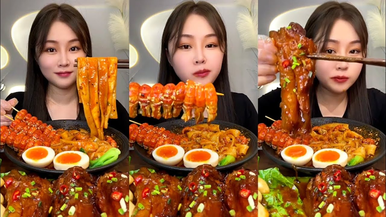 ASMR CHINESE FOOD MUKBANG EATING SHOW | 먹방 ASMR 중국먹방 - YouTube