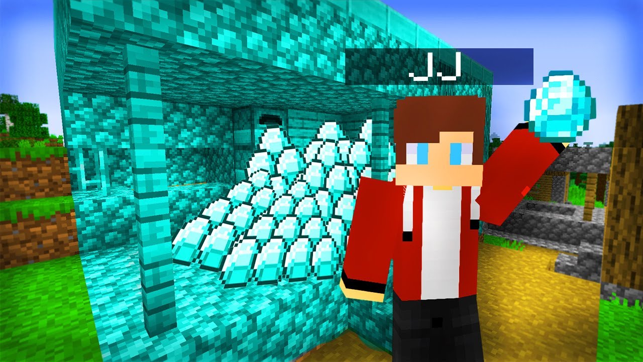 JJ and Mikey HOW I Became a DIAMOND in MINECRAFT - YouTube