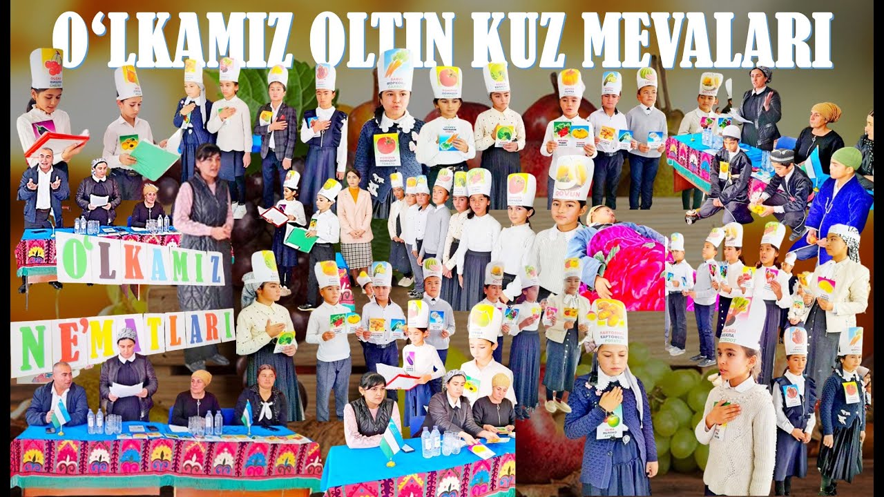 O'ZBEKISTONNING BEBAHO NE'MATLARI OLTIN KUZ MEVALARI HAQIDA 5-SINFLAR O ...