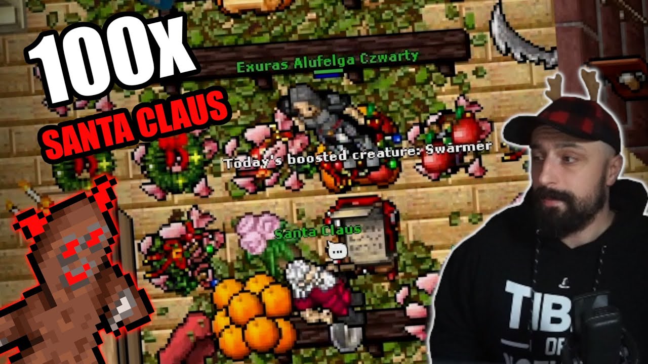 Czy byłem grzeczny? 😈 | Tibia - 100x Santa Claus [2024] - YouTube