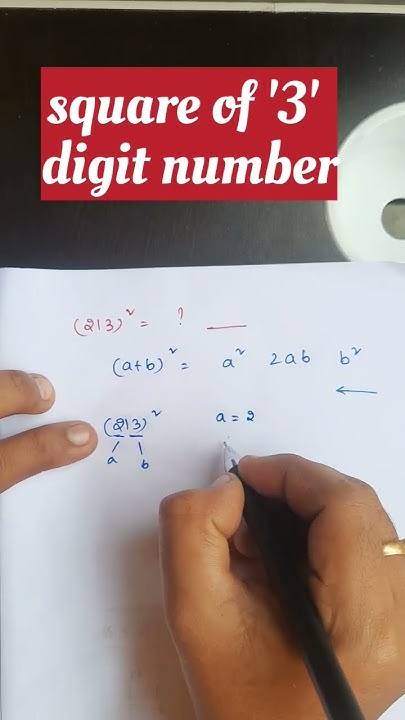 Trick to find square of 3 digit number#mathstrick#shorts - YouTube