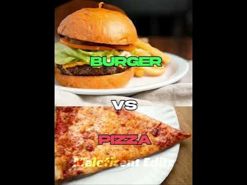 Burger vs Pizza #shorts - YouTube