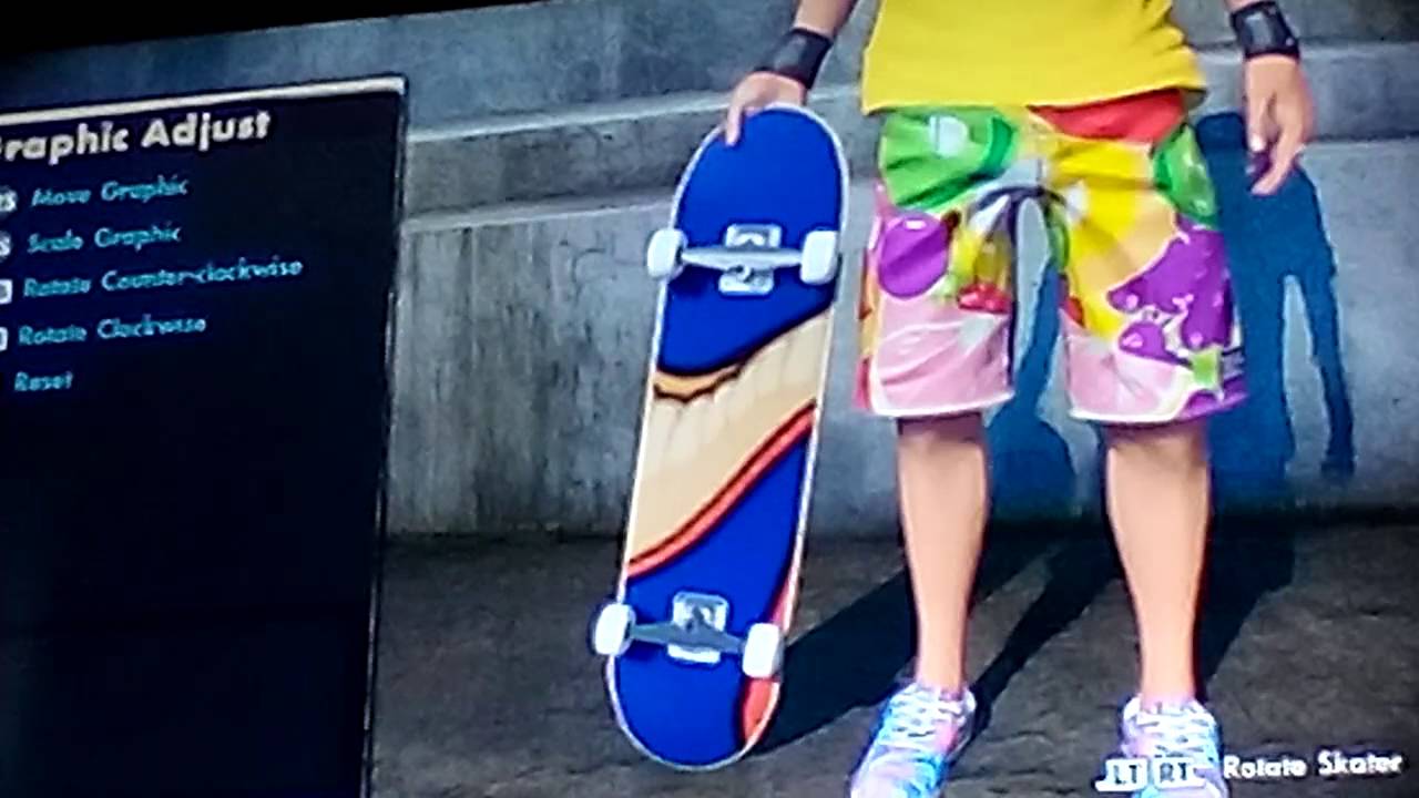 Skate 3 .how to make a custom bord logo - YouTube